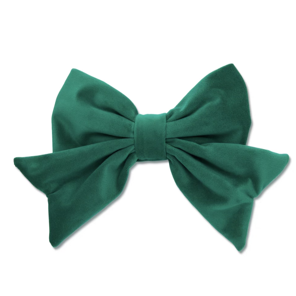 EVERGREEN SET OF 4 VELVET BOW NAPKIN RINGS – RPZL